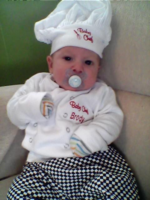 Personalized Baby Gift Boy Or Baby Girl Chef Three Piece Layette In ...